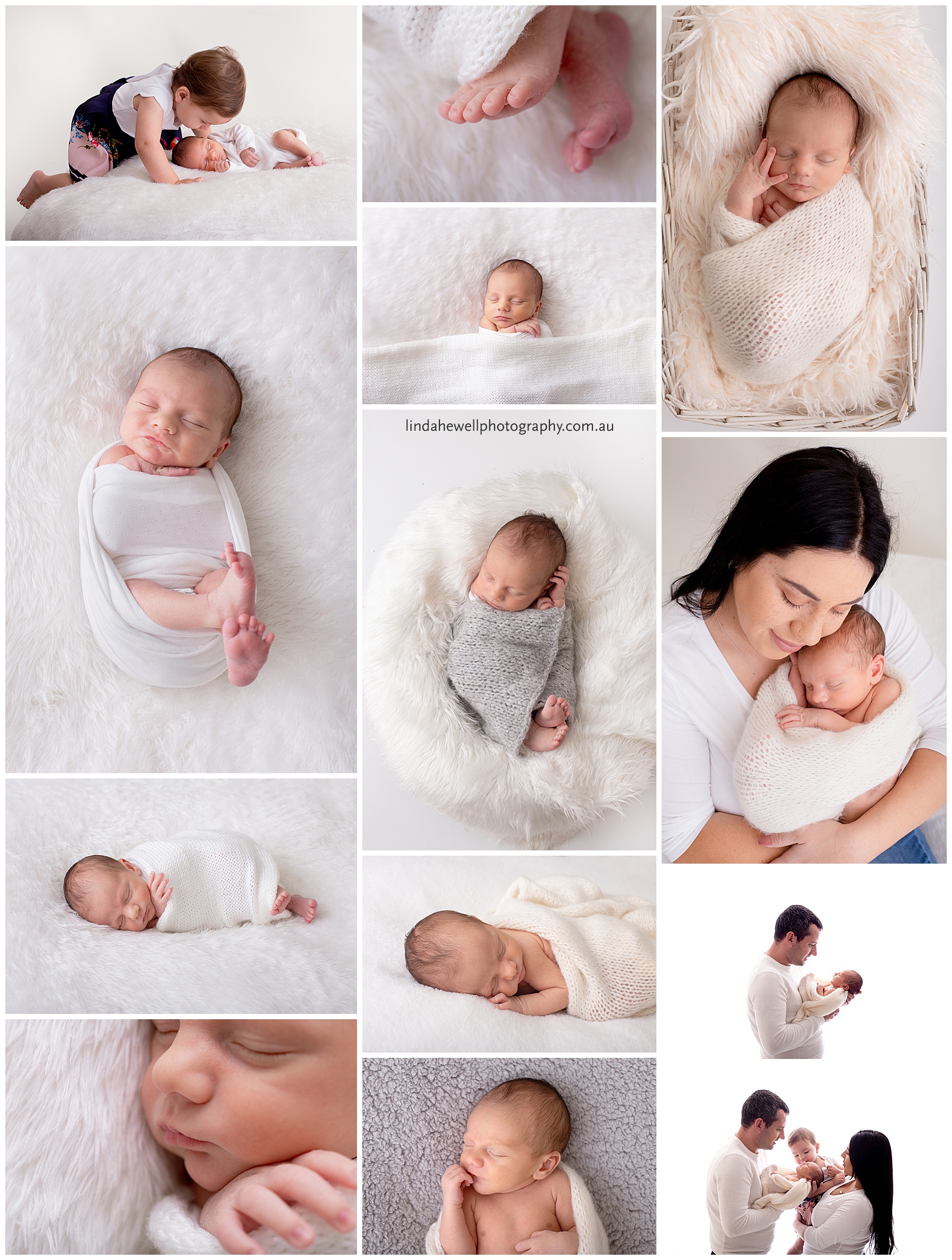 Studio Simple Newborn Session: Sweet Baby Boy – Linda Hewell Maternity ...